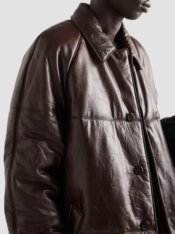 Prada Padded Nappa Leather Coat