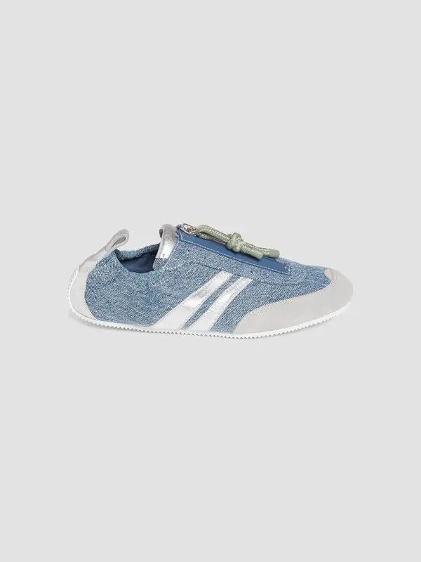 3.1 Phillip Lim On The Go Denim Low-top Sneakers - Medium Indigo