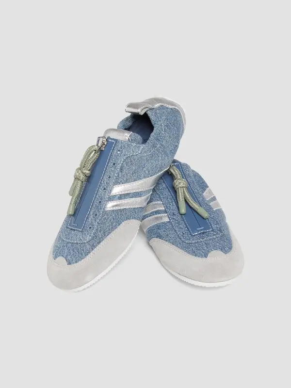 3.1 Phillip Lim On The Go Denim Low-top Sneakers - Medium Indigo