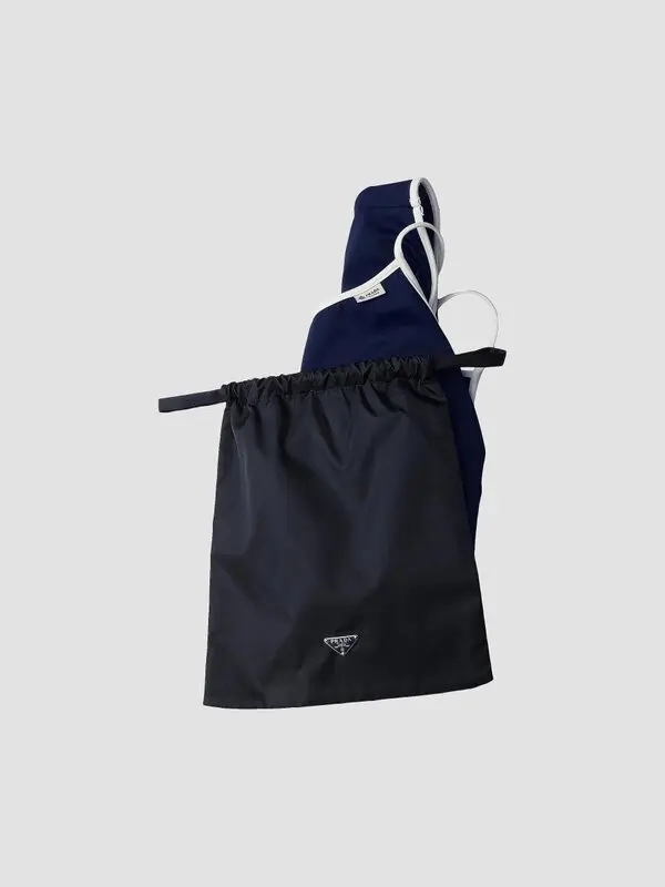 Prada One-piece Jersey Swimsuit - Blue