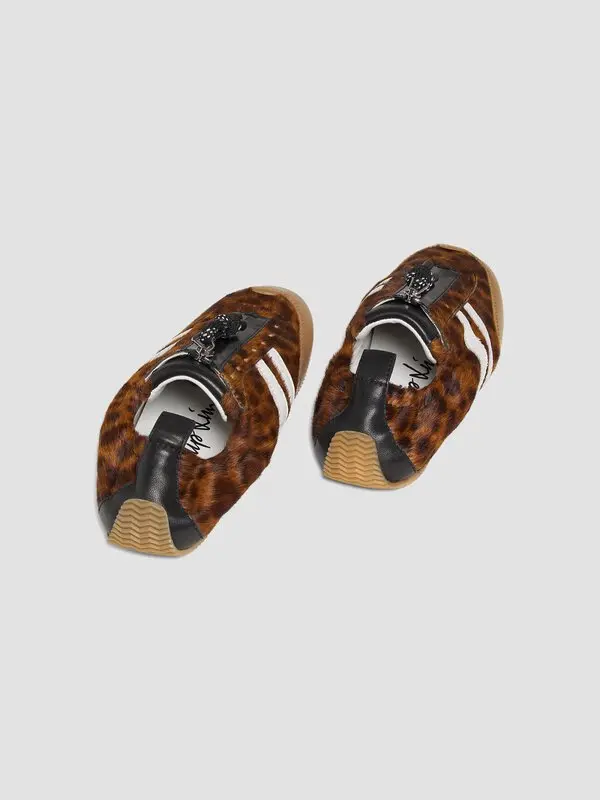 3.1 Phillip Lim On The Go -print Calf Hair Low-top Sneakers - Leopard