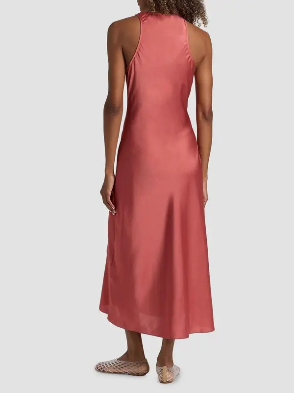 Ba&sh Cloa Bias-cut Midi-dress