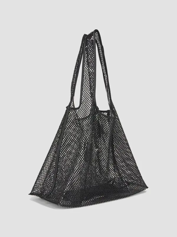 3.1 Phillip Lim Embroidered Mesh Market Tote Bag