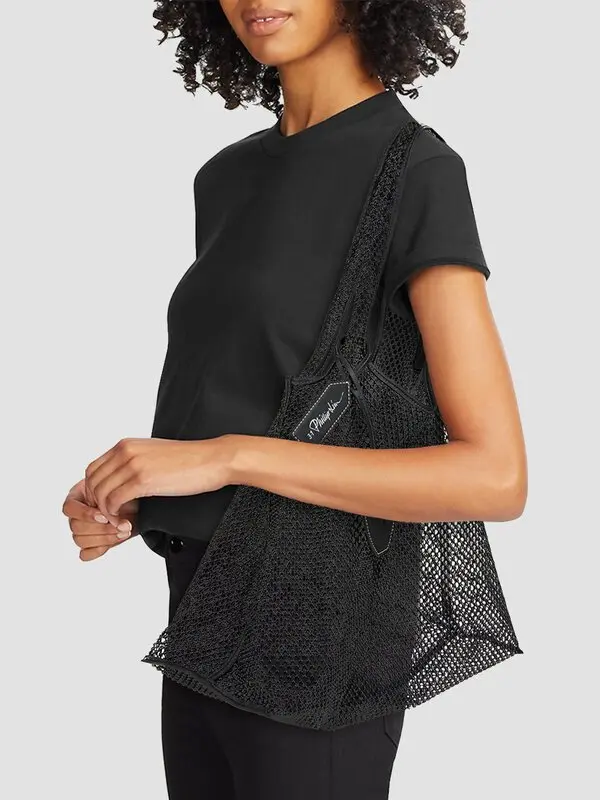3.1 Phillip Lim Embroidered Mesh Market Tote Bag