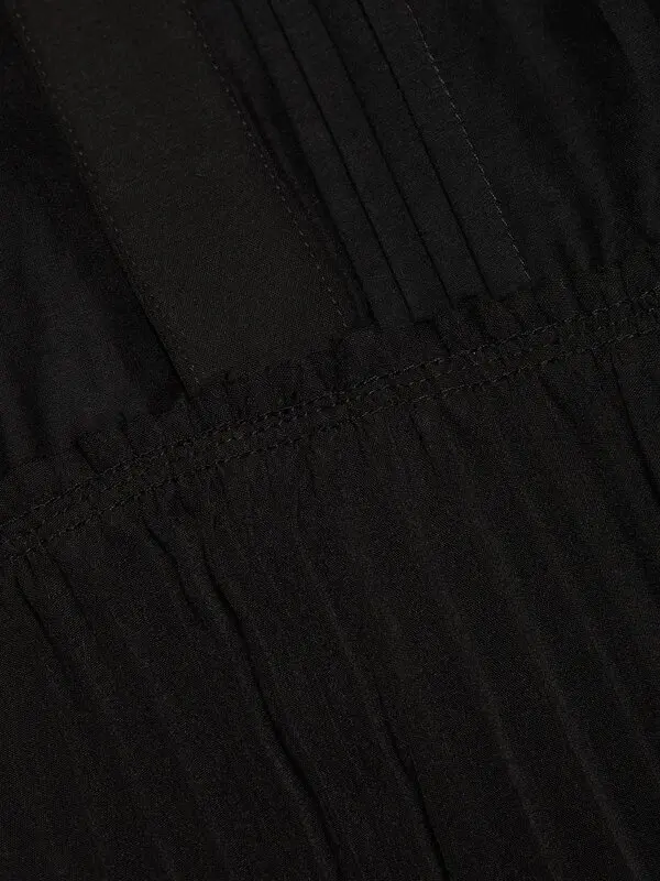 3.1 Phillip Lim Pleated Lace-trimmed Midi-dress