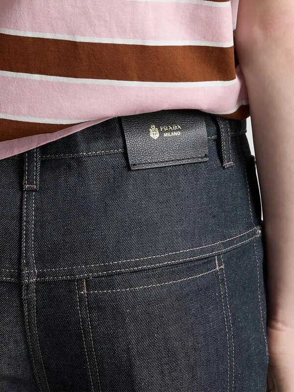 Prada Five-pocket Denim Jeans - Dark Blue