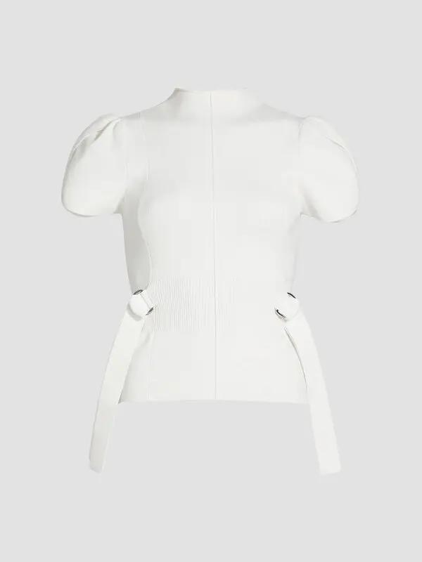 3.1 Phillip Lim Compact Rib-knit Tulip Top