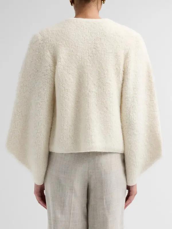 Ba&sh Fida Wool-blend Blouson Cardigan