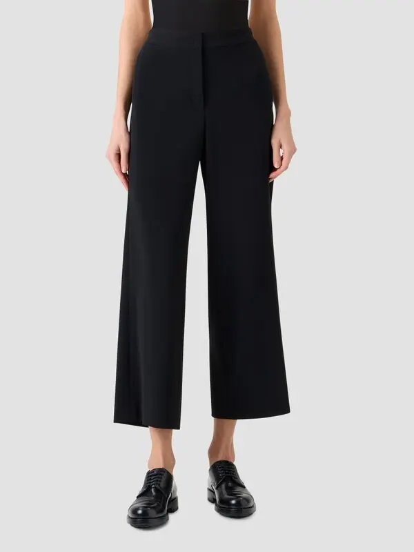 Akris Marlon Wide-leg Crop Pants