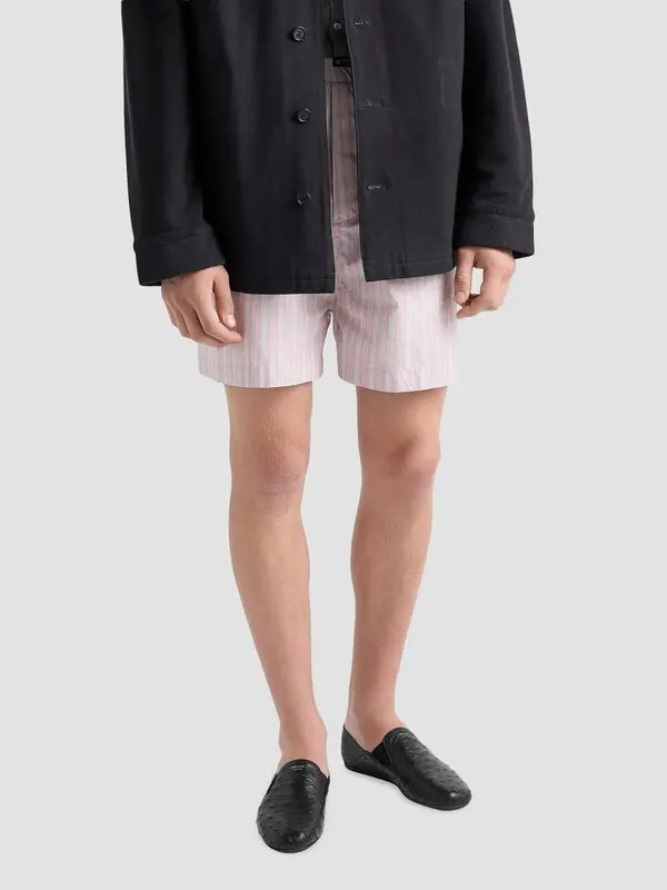Prada Ostrich Leather Loafers