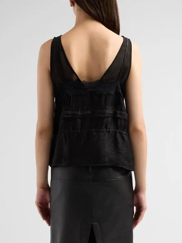 3.1 Phillip Lim Lace-trim Satin Camisole