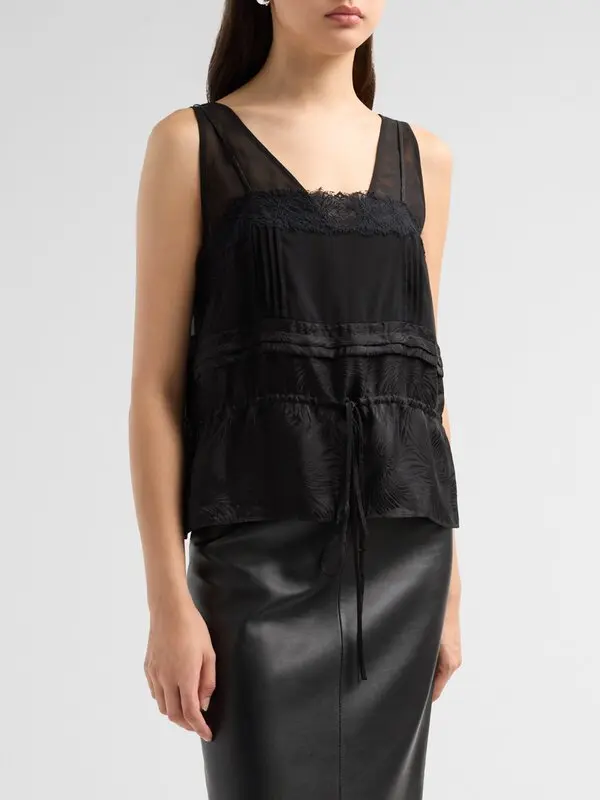 3.1 Phillip Lim Lace-trim Satin Camisole