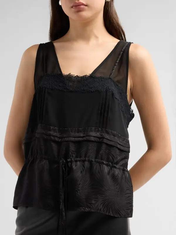 3.1 Phillip Lim Lace-trim Satin Camisole
