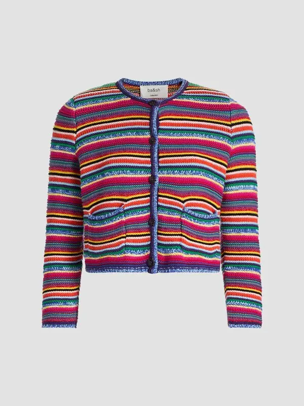 Ba&sh Fanny Striped Cardigan - Multi