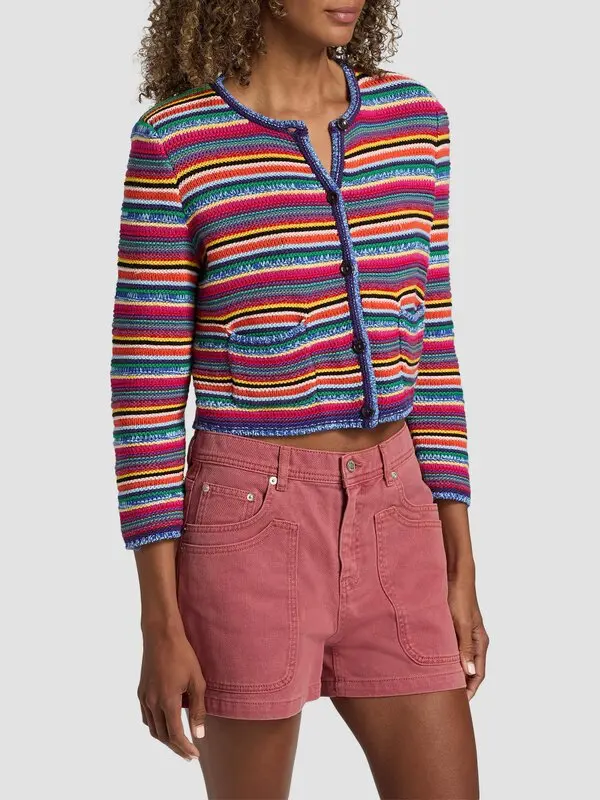 Ba&sh Fanny Striped Cardigan