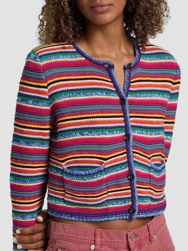 Ba&sh Fanny Striped Cardigan