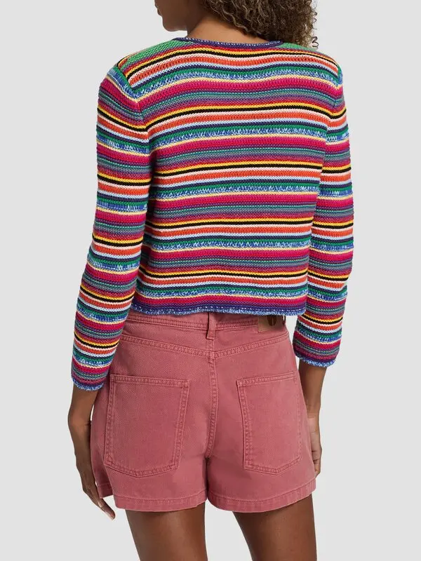 Ba&sh Fanny Striped Cardigan