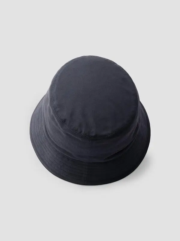 Prada Old Gabardine Bucket Hat - Blue