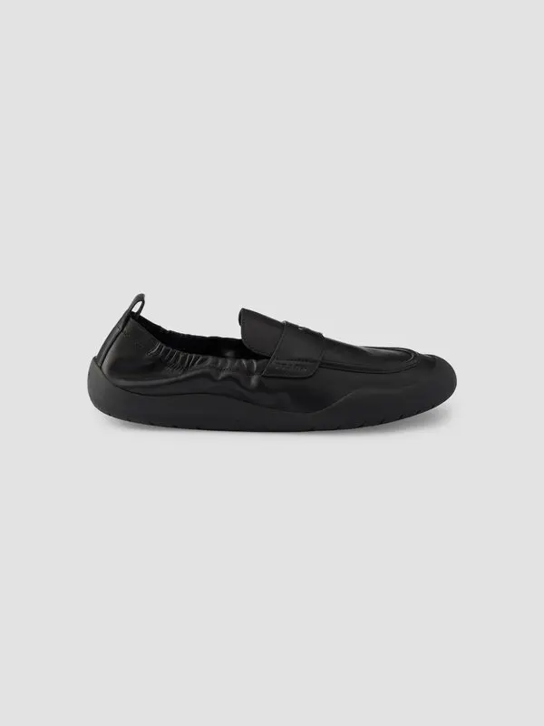 Prada Speedrock Leather Loafers - Black