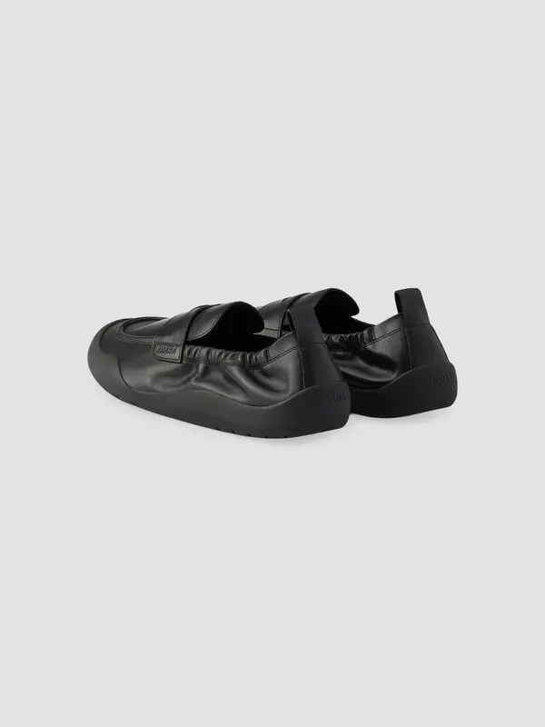 Prada Speedrock Leather Loafers - Black