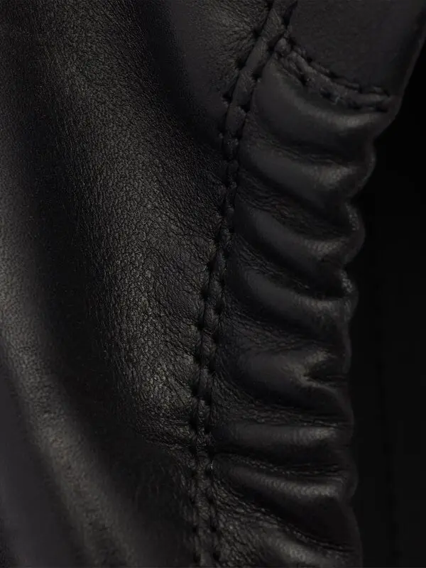 Prada Speedrock Leather Loafers - Black