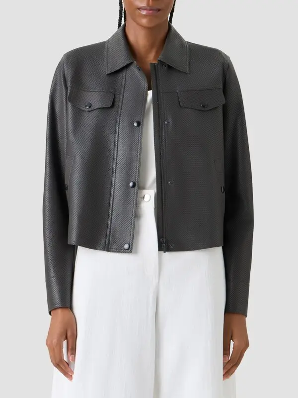 Akris Leather Motorbike Jacket