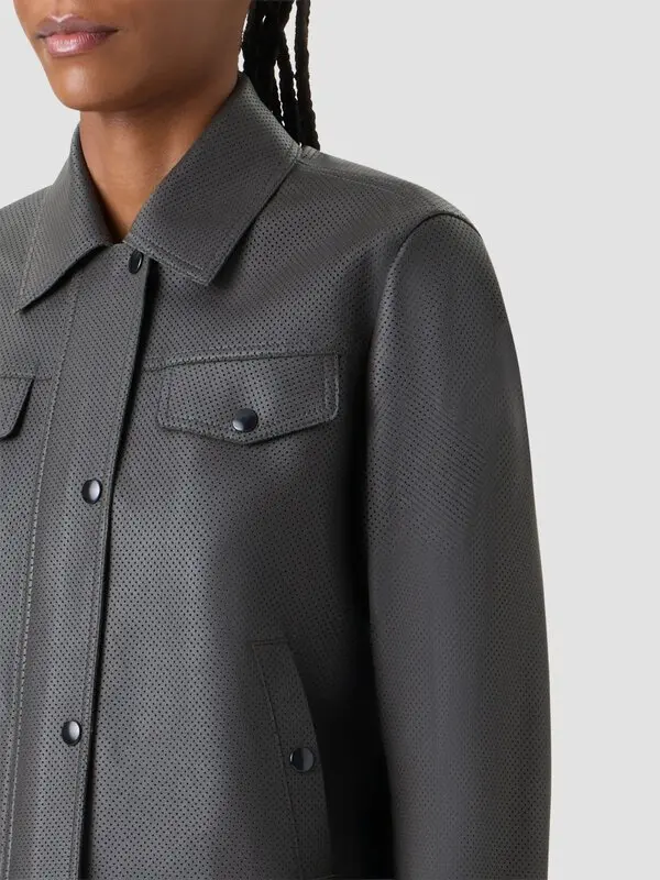 Akris Leather Motorbike Jacket
