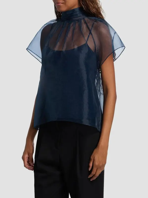 Simkhai Feyre Bow-neck Top