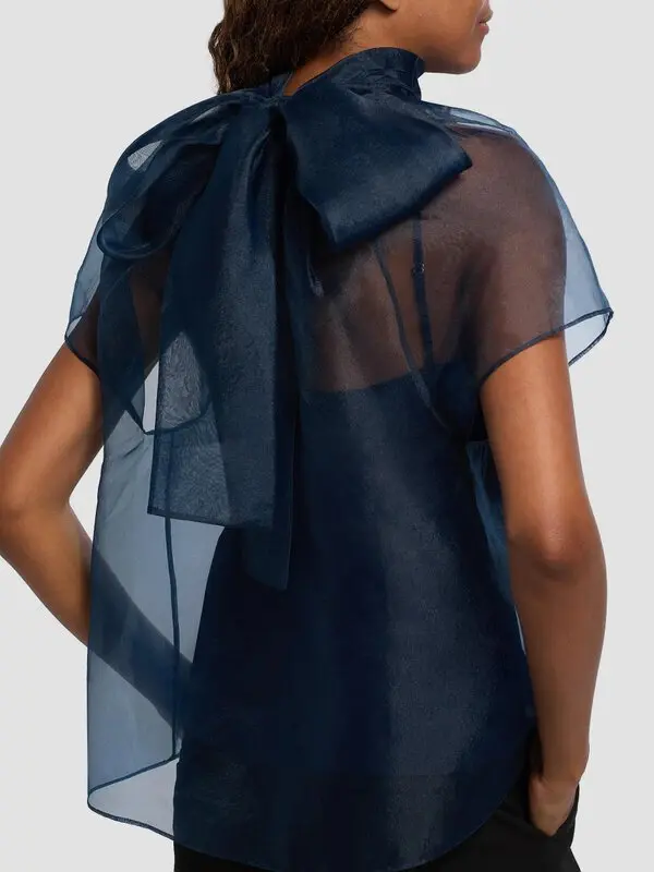 Simkhai Feyre Bow-neck Top