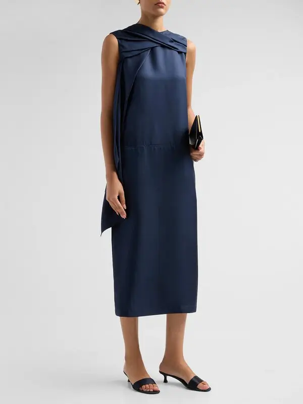 Loulou De Saison Izia Draped Cape Dress