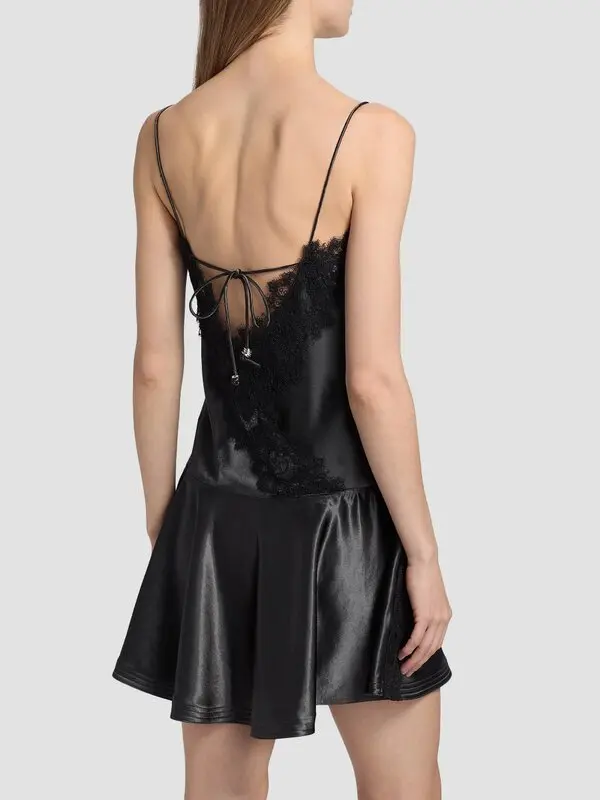 3.1 Phillip Lim Lace-trim Cami Minidress