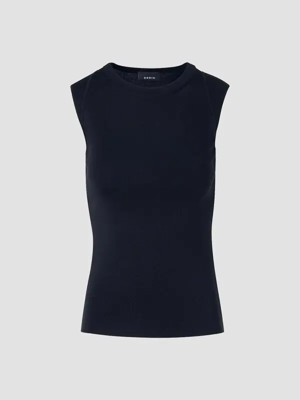 Akris Stretch-silk Knit Top - Black