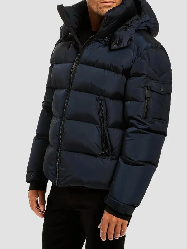 Sam. Glacier Down Puffer Jacket - Navy