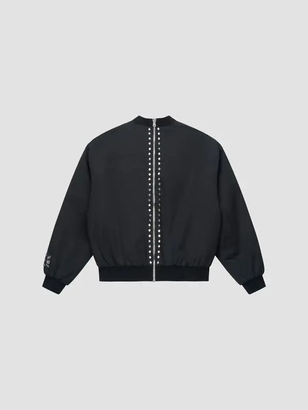 RtA Curva Ultra Rowan Studded Bomber Jacket
