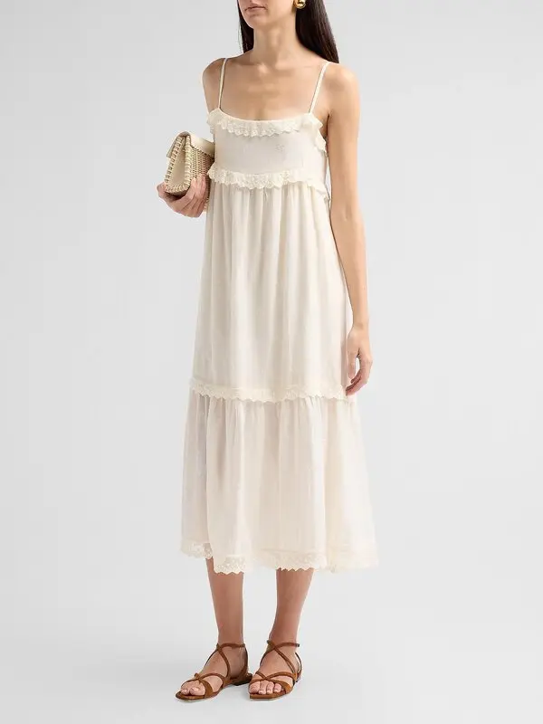 Ba&sh Penny Lace Midi Dress