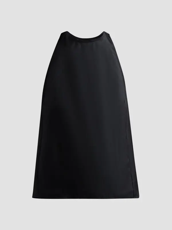 Loulou De Saison Cami Silk Sleeveless Cape Top - Black