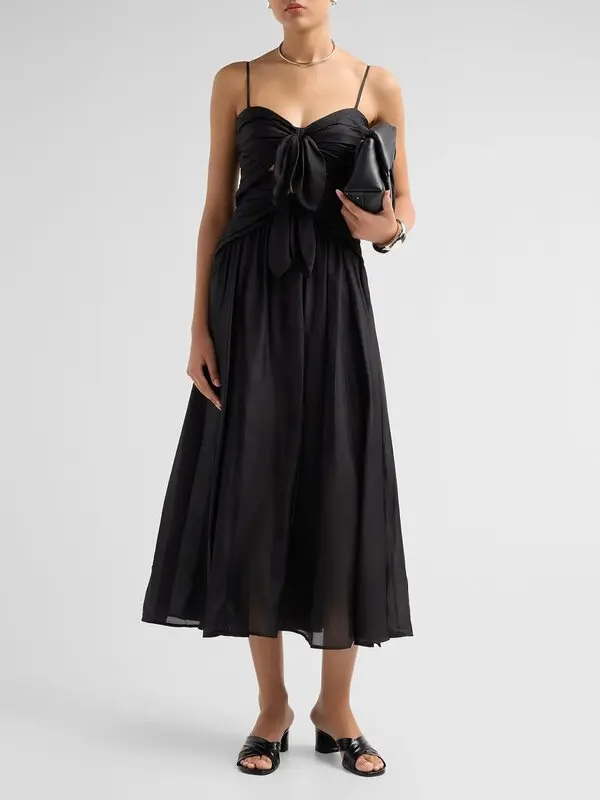 Zimmermann Aster Silk Scarf Midi-dress