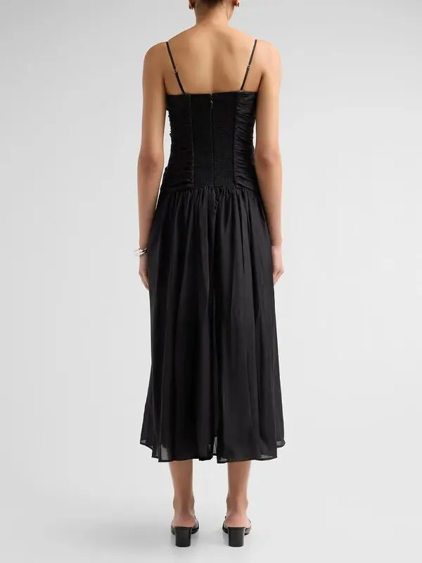 Zimmermann Aster Silk Scarf Midi-dress