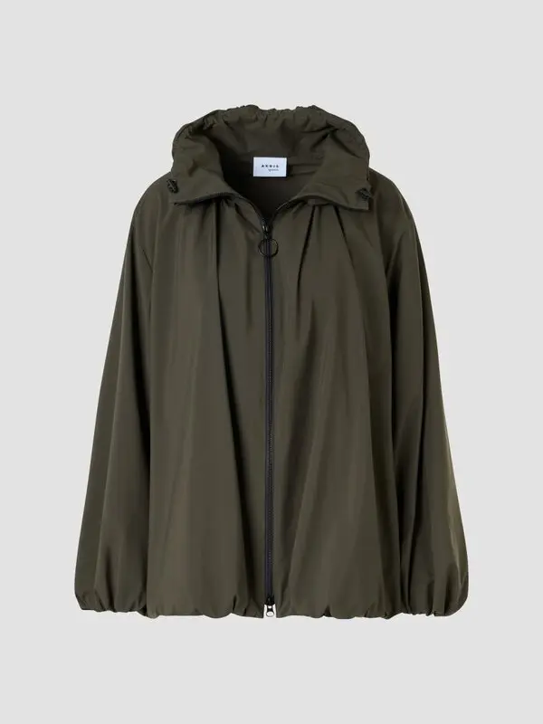 Akris Short Parachute Taffeta Parka