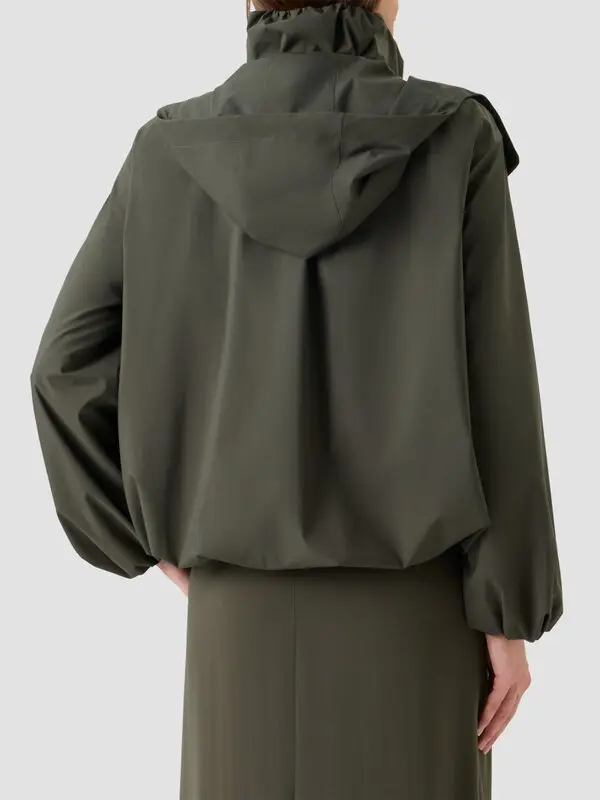 Akris Short Parachute Taffeta Parka