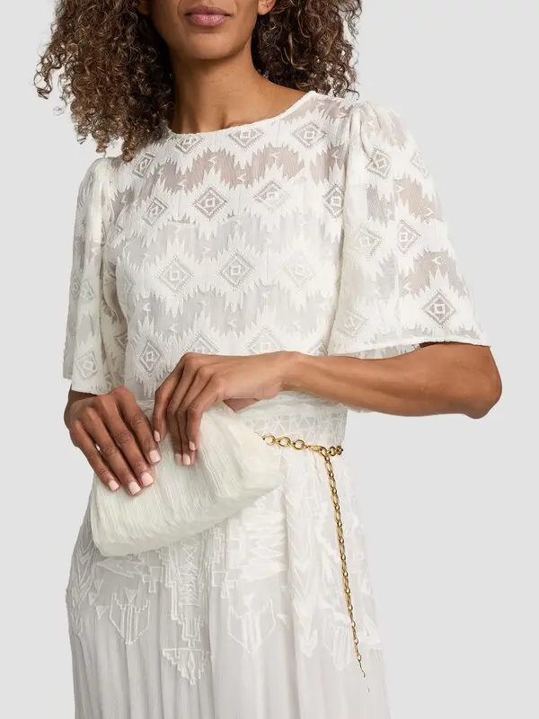 Ba&sh Aphrodite Embroidered Maxi Dress