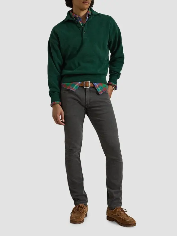 Polo Ralph Lauren Cotton-blend Polo Sweater - Moss Agate