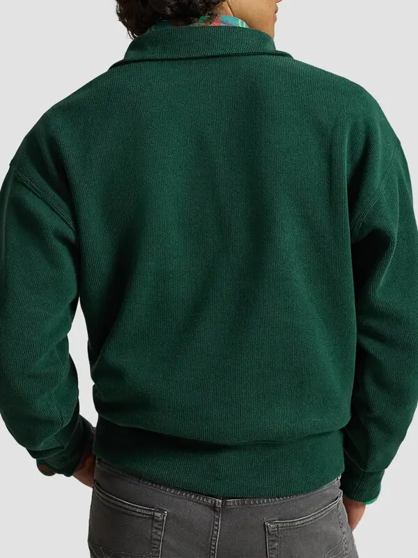 Polo Ralph Lauren Cotton-blend Polo Sweater - Moss Agate