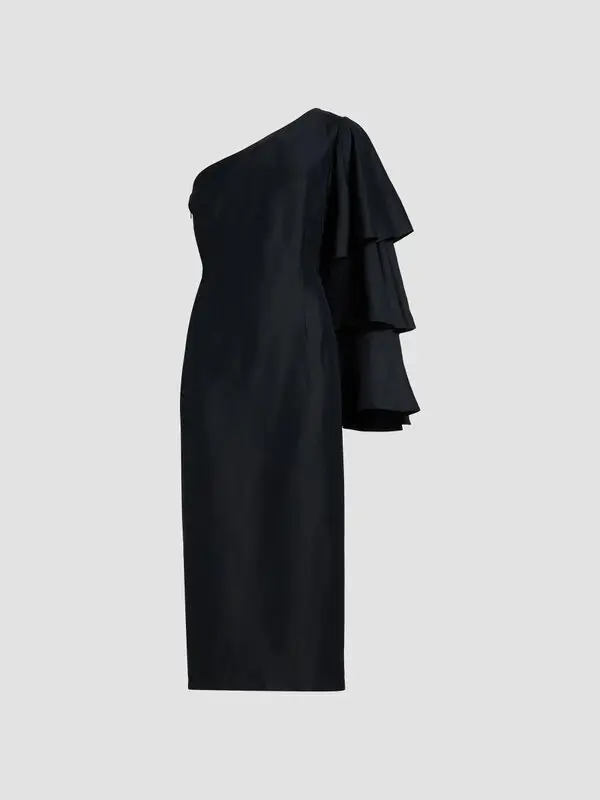 Rosie Assoulin Bidi Bidi Bom Bom Cocktail Dress - Black