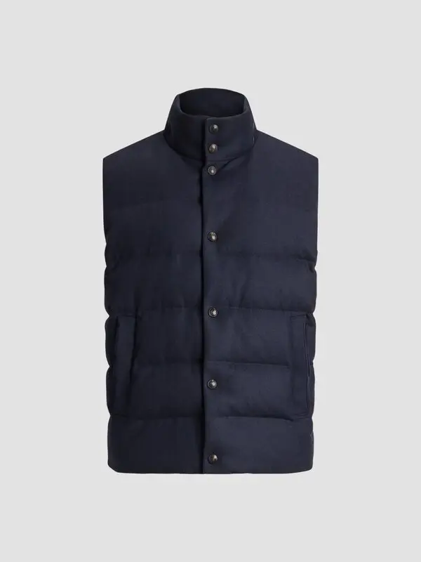 Ralph Lauren Purple Label Harwick Cashmere-blend Down Vest