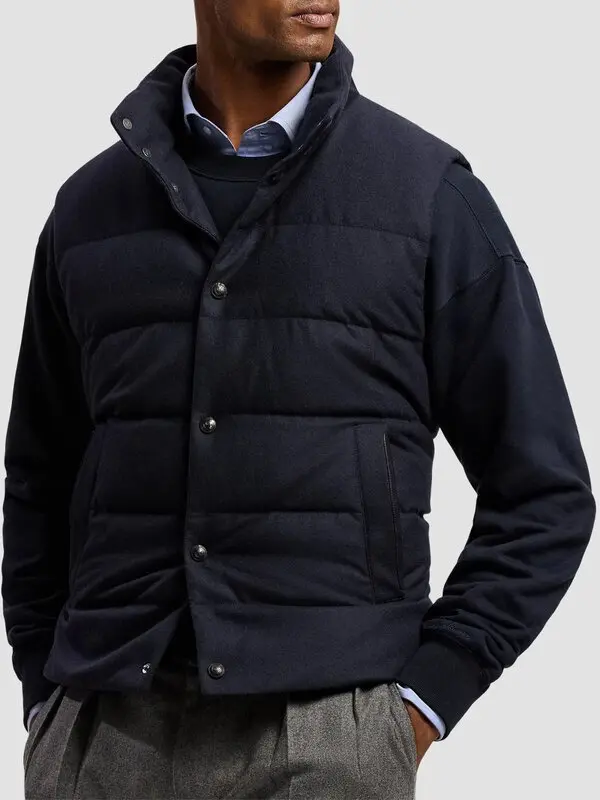 Ralph Lauren Purple Label Harwick Cashmere-blend Down Vest