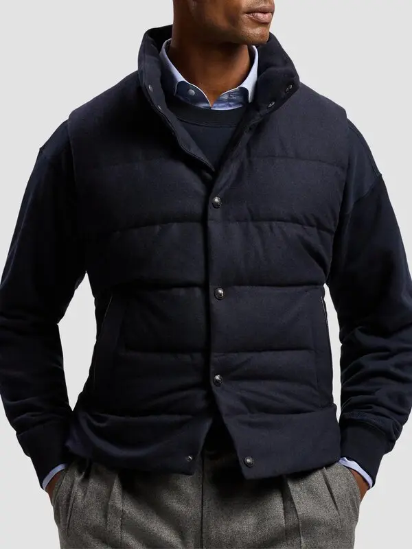 Ralph Lauren Purple Label Harwick Cashmere-blend Down Vest