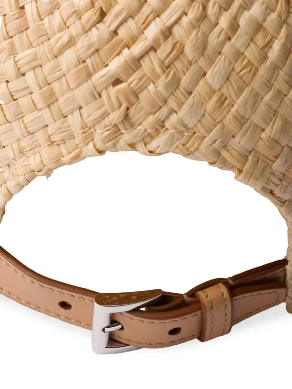 Prada Raffia Baseball Cap