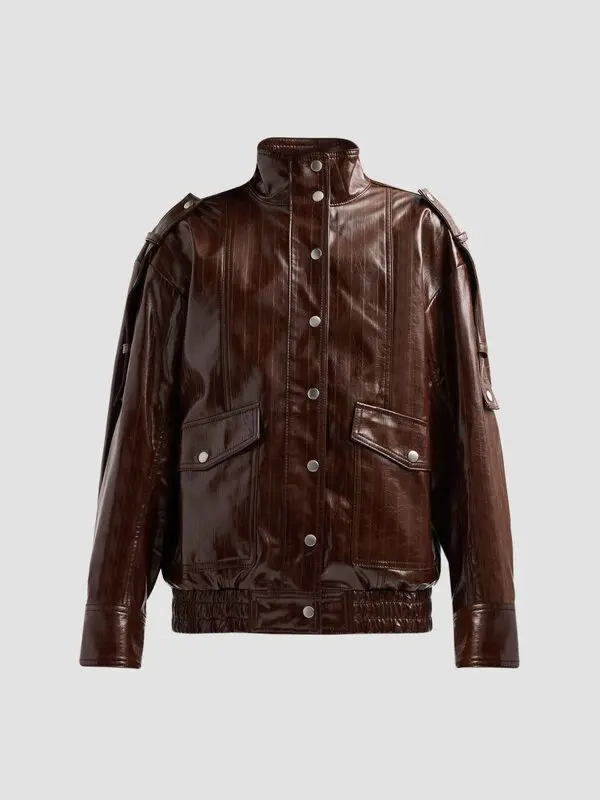 3.1 Phillip Lim Faux-leather Bomber Jacket