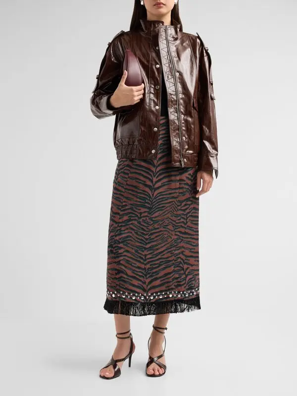 3.1 Phillip Lim Faux-leather Bomber Jacket